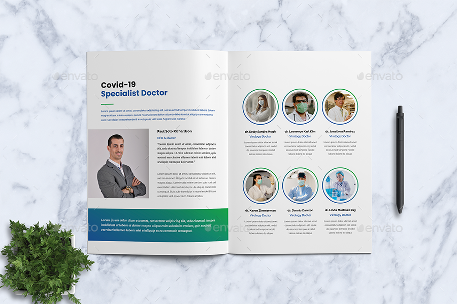Disease & Virus Brochure by yovimaula | GraphicRiver