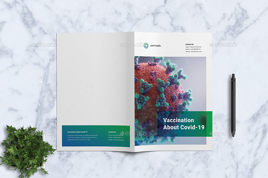 Disease & Virus Brochure by yovimaula | GraphicRiver