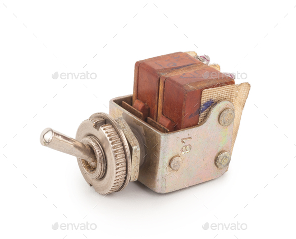Old toggle switch Stock Photo by SeDmi | PhotoDune