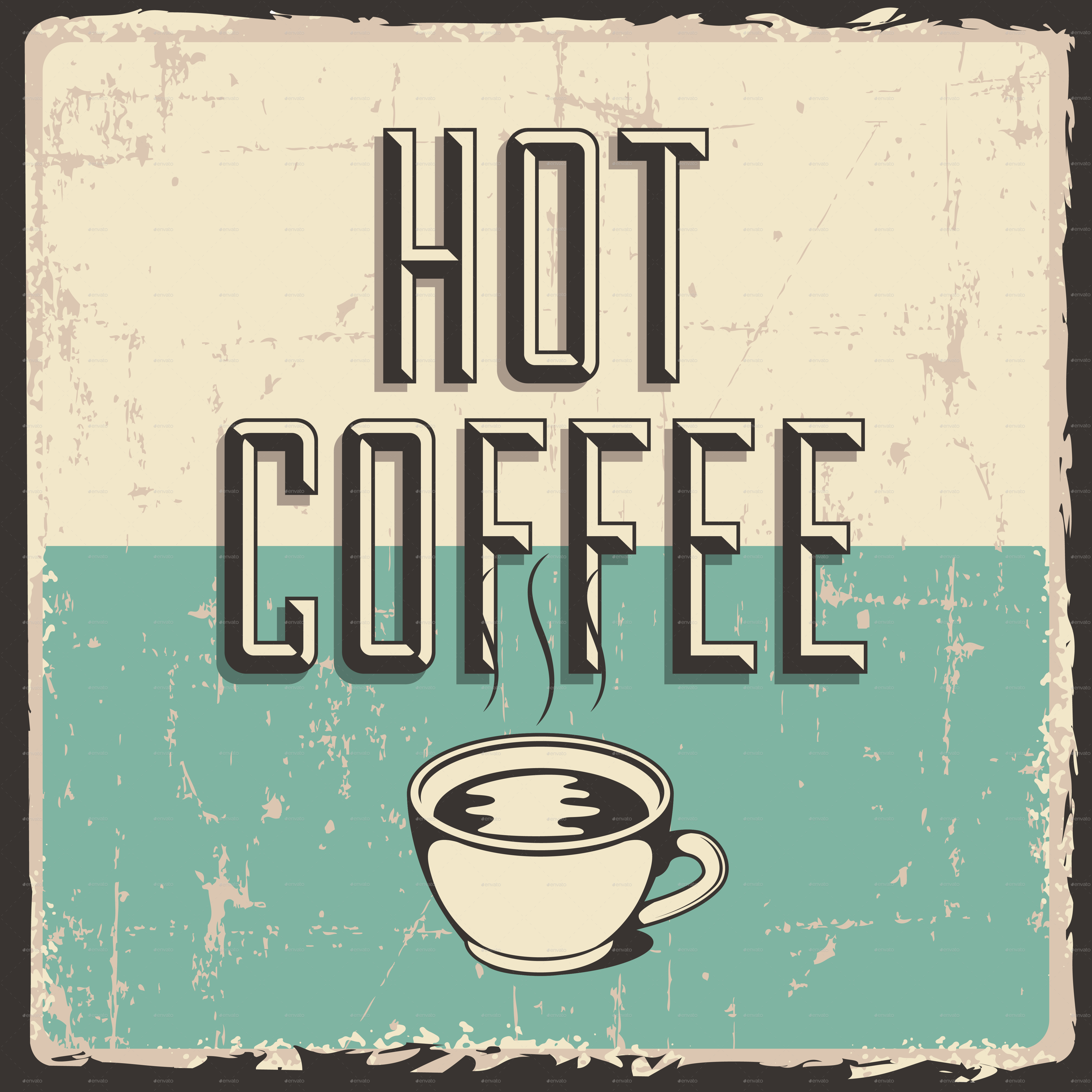 Coffee Signage Poster, Vectors | GraphicRiver