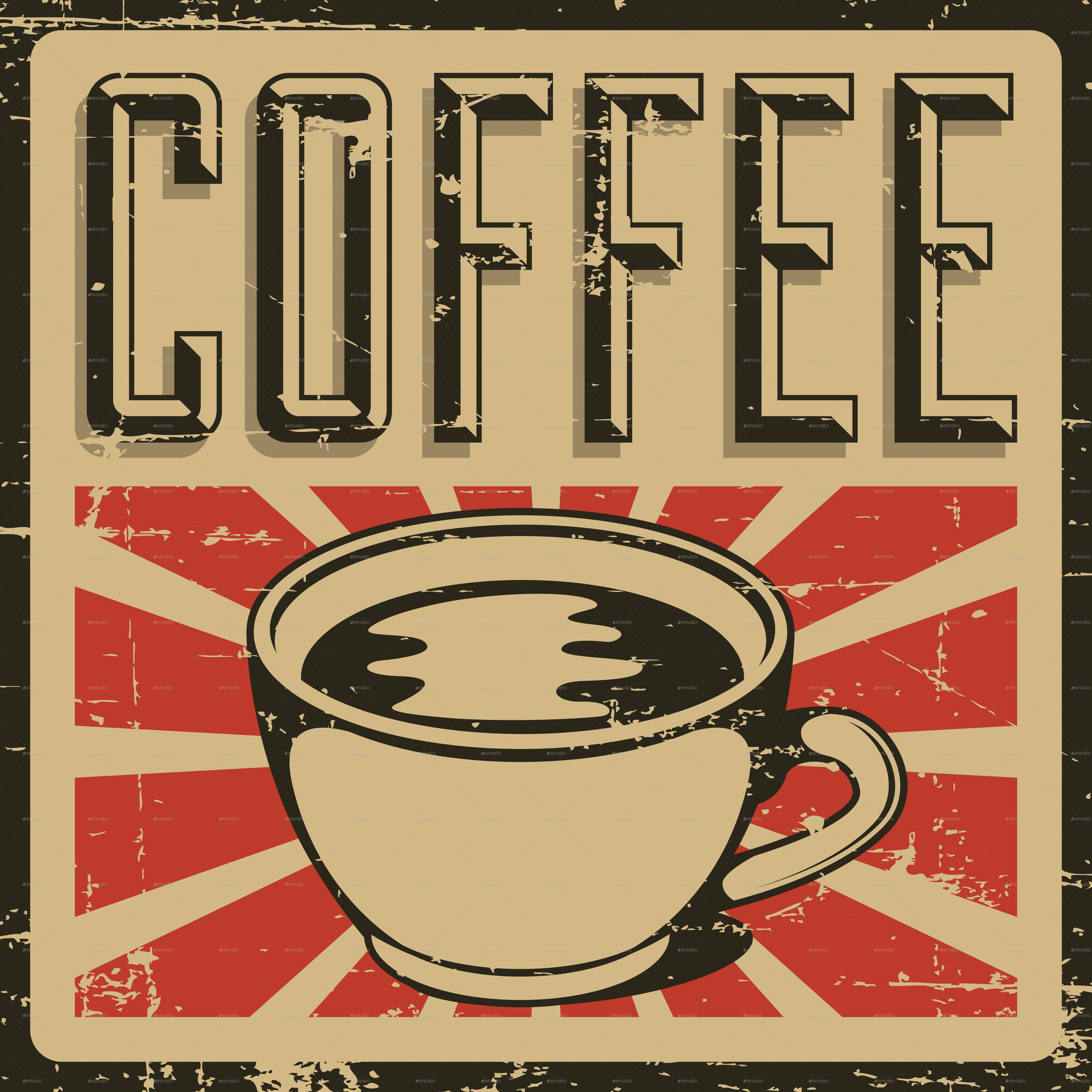 Coffee Signage Poster, Vectors | GraphicRiver