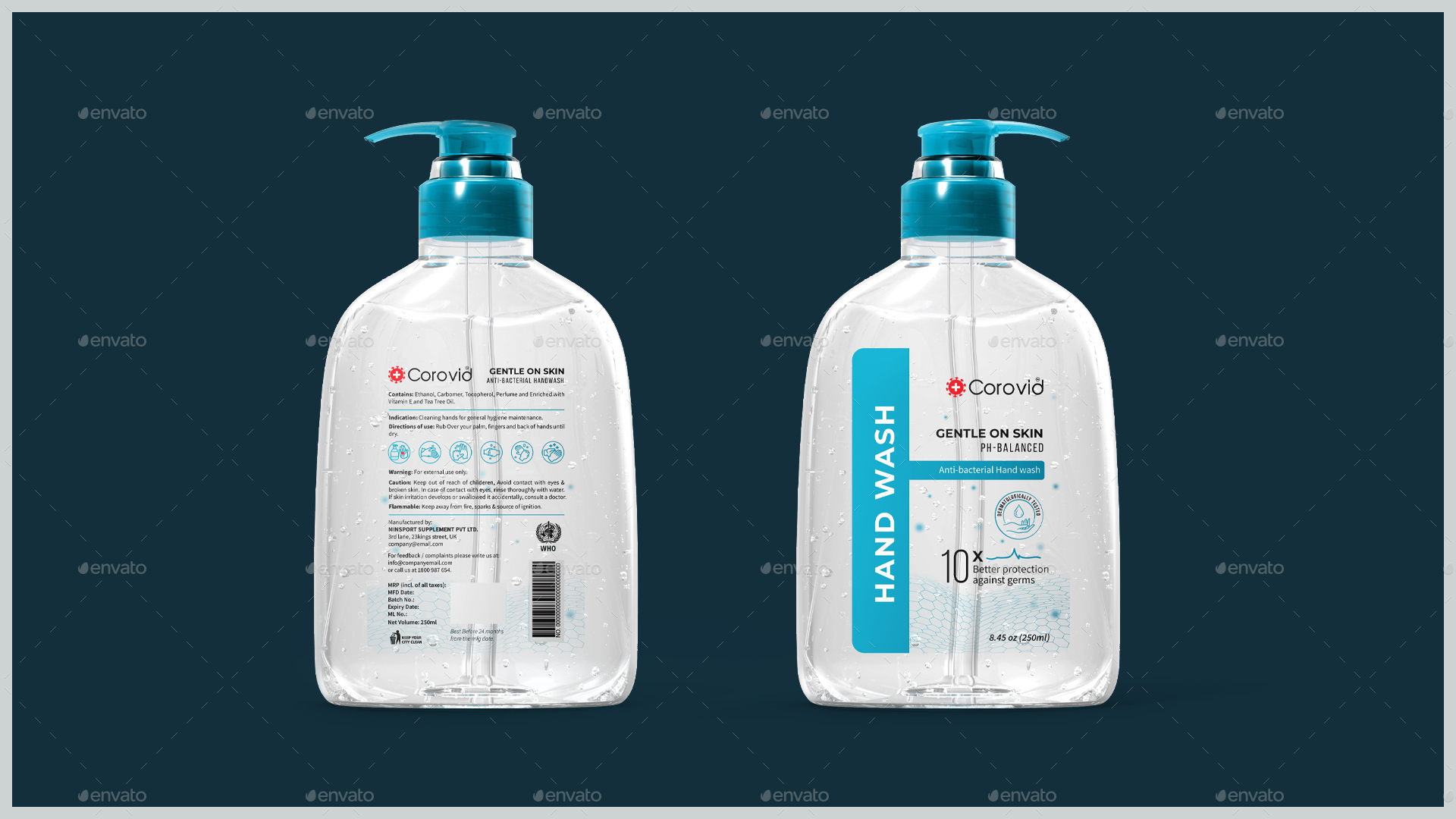 Hand Wash Packaging, Print Templates | GraphicRiver