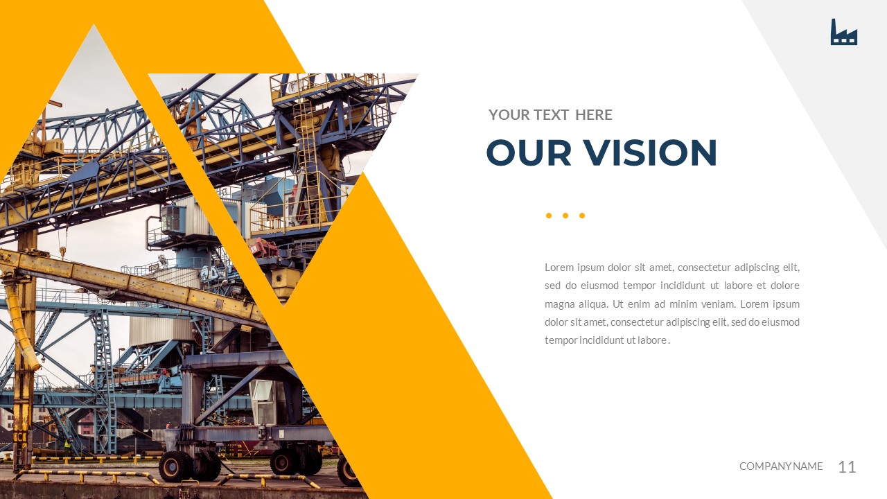 INDUSTRIAL - Factory Business Presentation Google Slides Template by ...