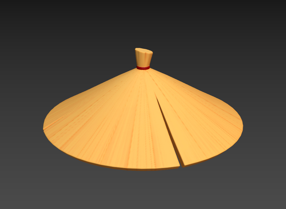 Chinese Conical Hat by BariaCG | 3DOcean