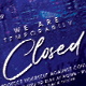 Club Closed, Print Templates | GraphicRiver
