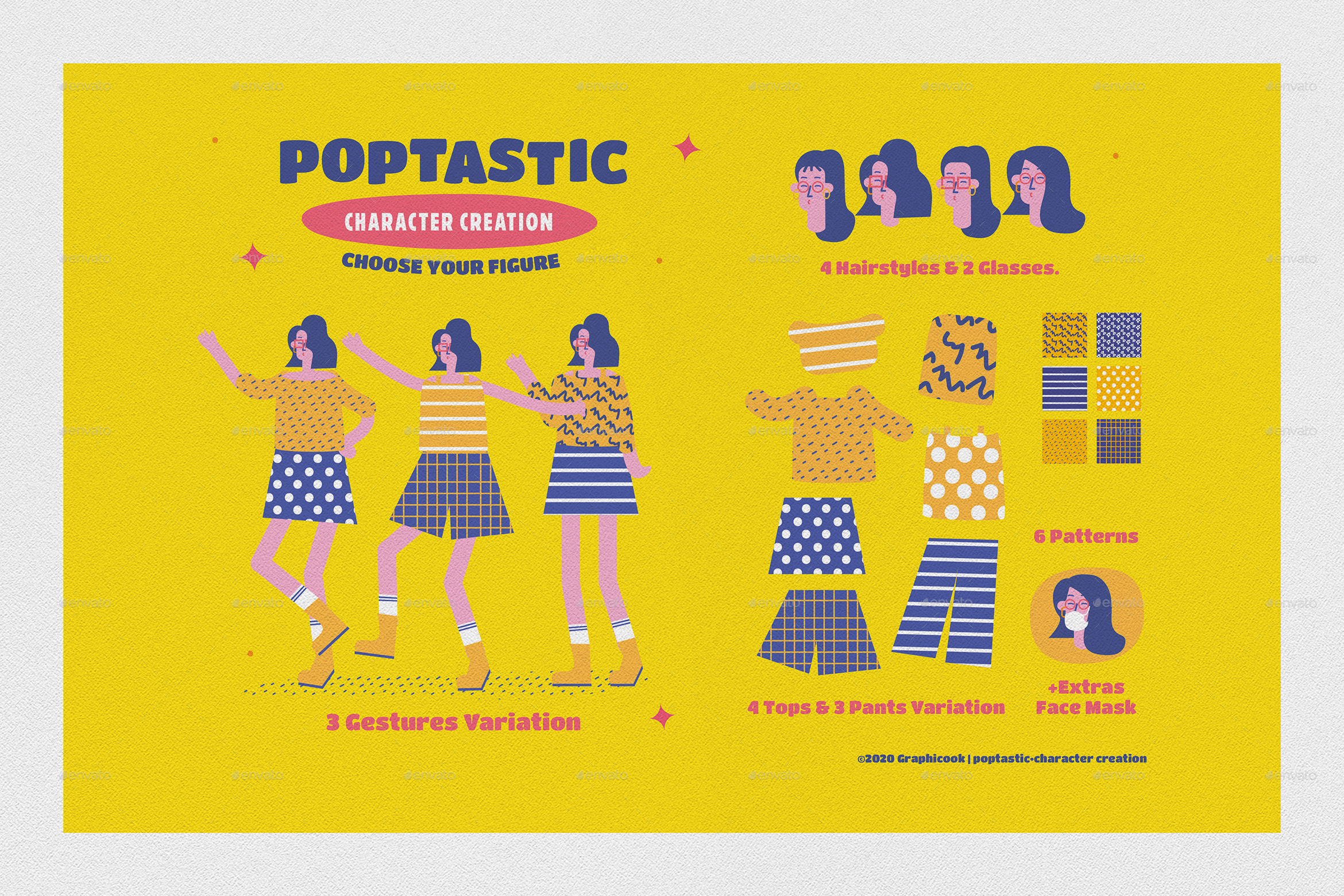 Poptastic Character Creation, Graphics | GraphicRiver