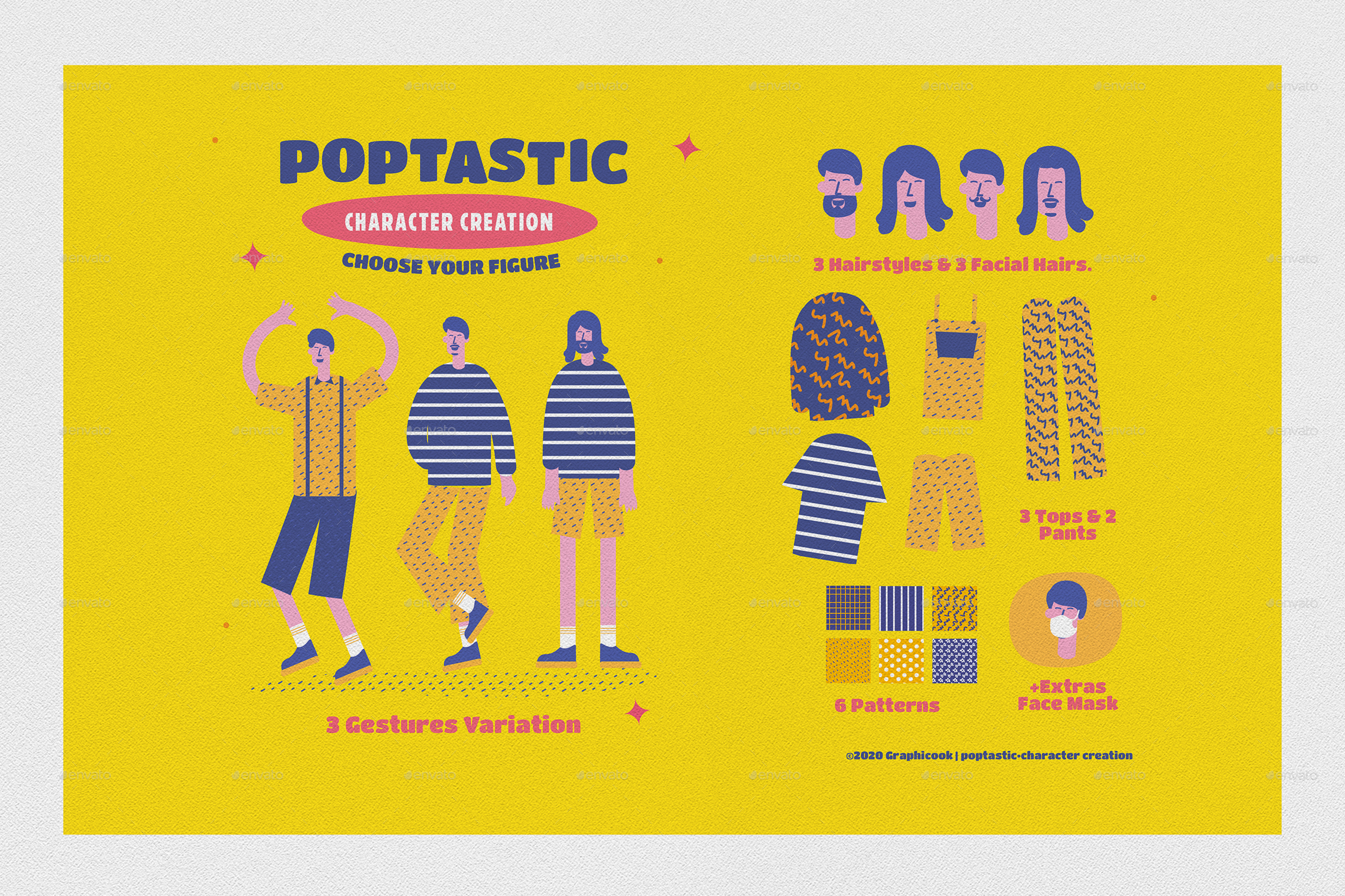 Poptastic Character Creation, Graphics | GraphicRiver