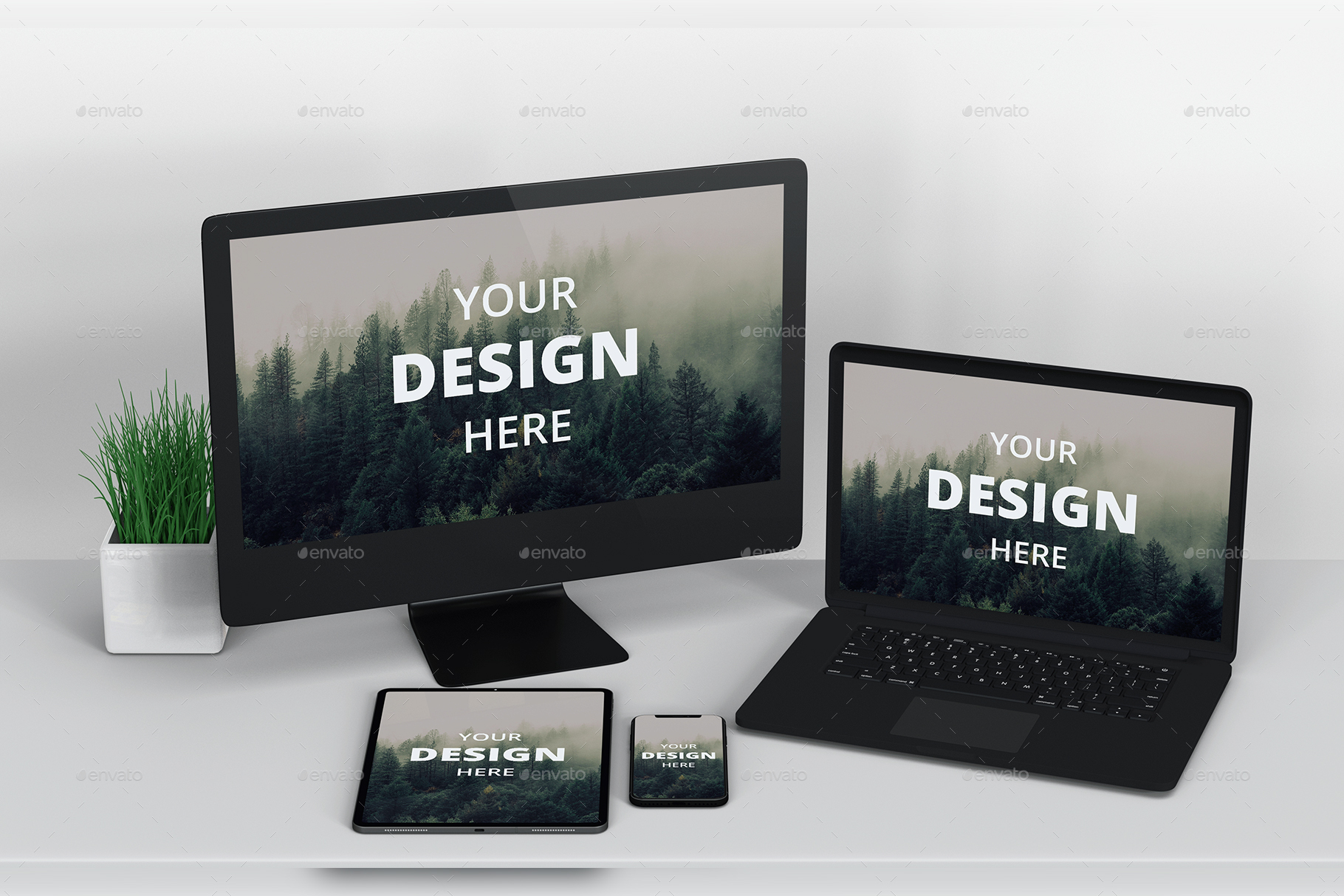 Multi Devices Mockup 12 PSD Files, Graphics | GraphicRiver
