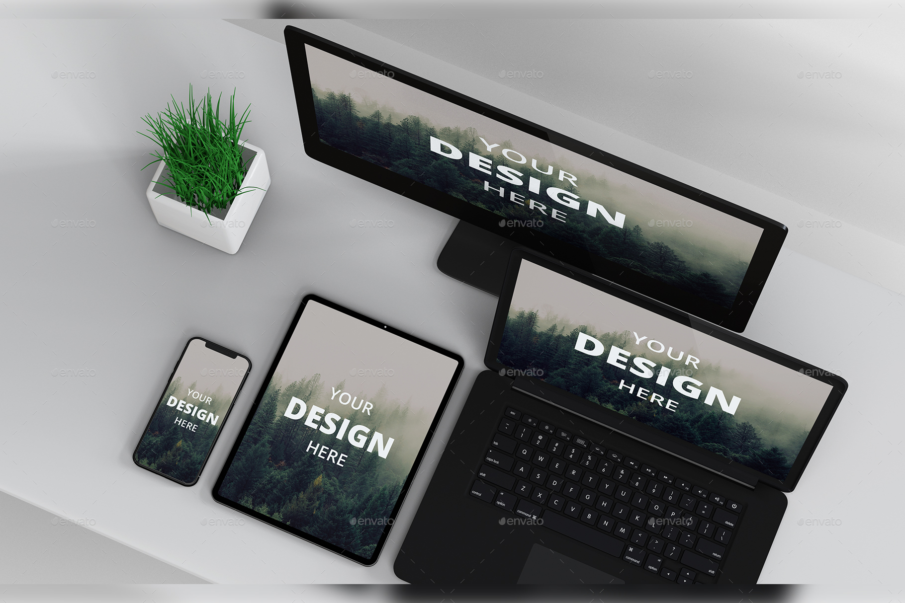 Multi Devices Mockup 12 PSD Files, Graphics | GraphicRiver