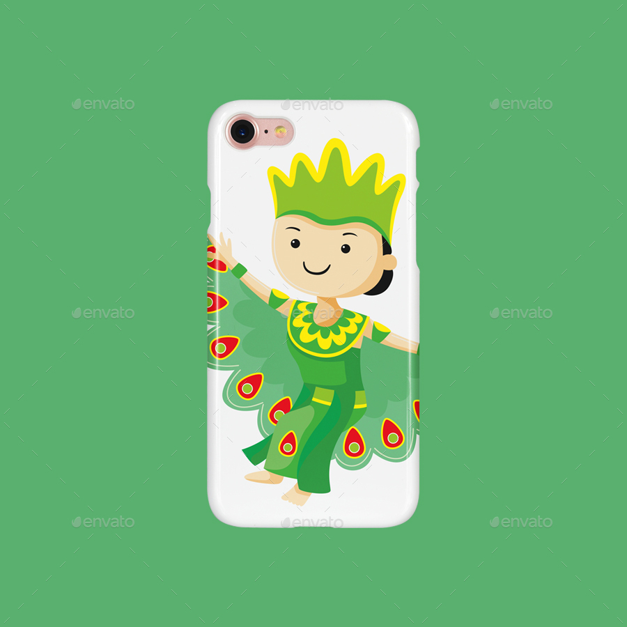 Merak Dance from West Java, Vectors | GraphicRiver