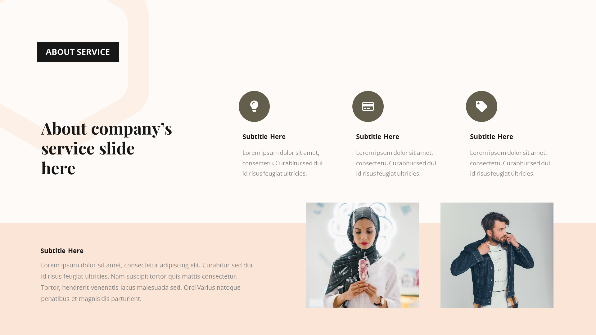 Boutique - Modern Fashion Google Slides Templates, Presentation Templates