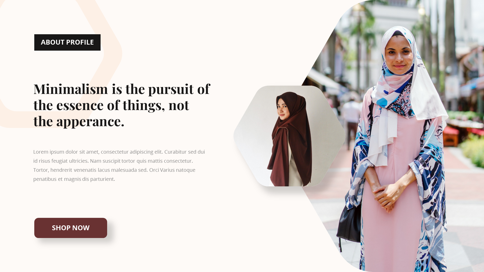 Boutique - Modern Fashion Google Slides Templates, Presentation Templates