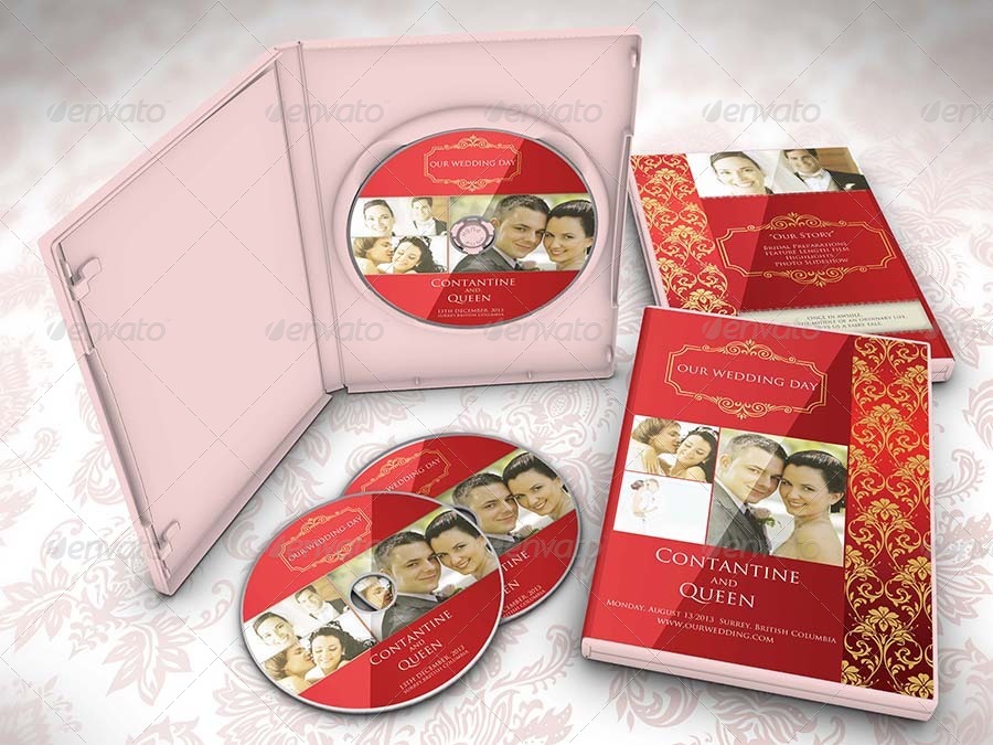 5 Wedding DVD, Print Templates | GraphicRiver