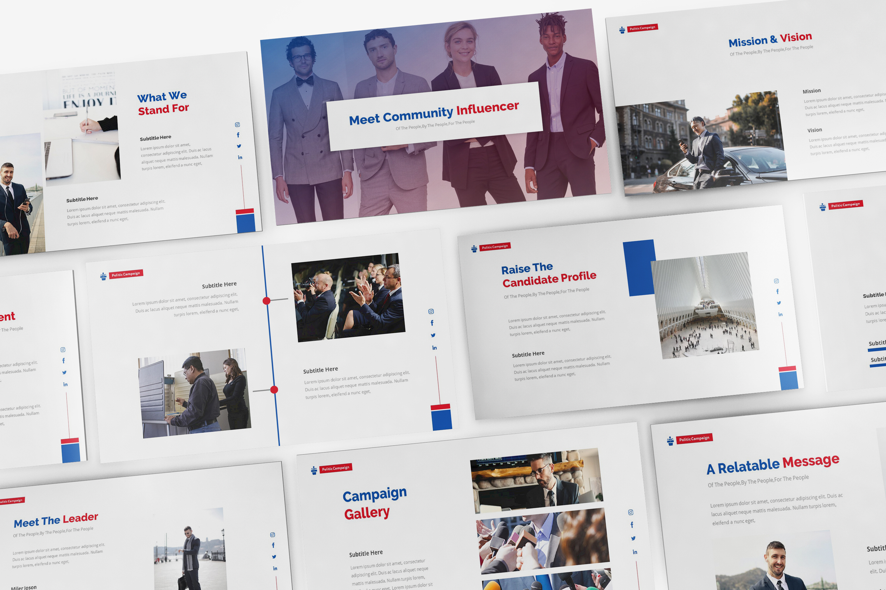 Political Party Powerpoint Template, Presentation Templates | GraphicRiver