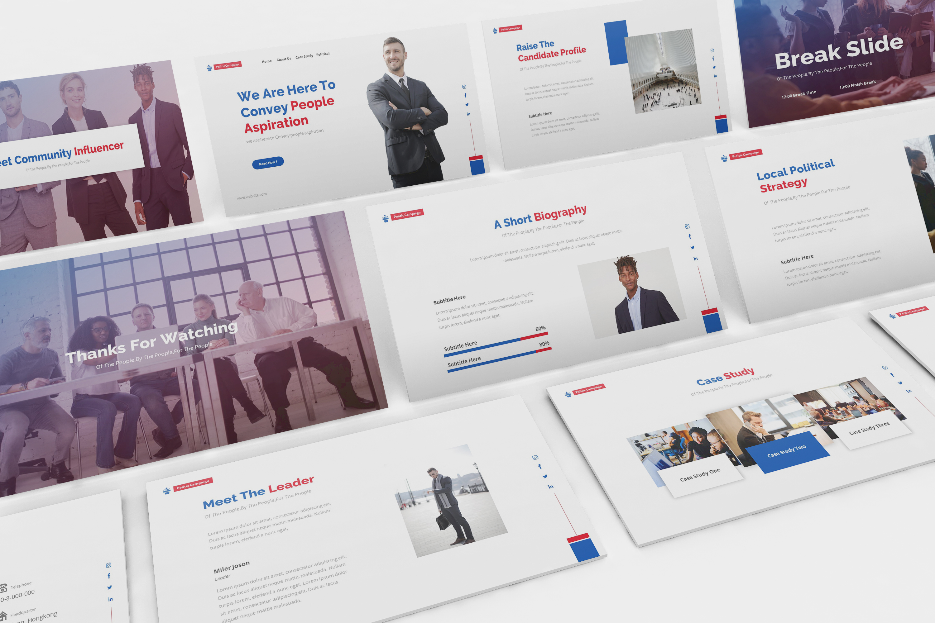 Political Party Powerpoint Template, Presentation Templates | GraphicRiver