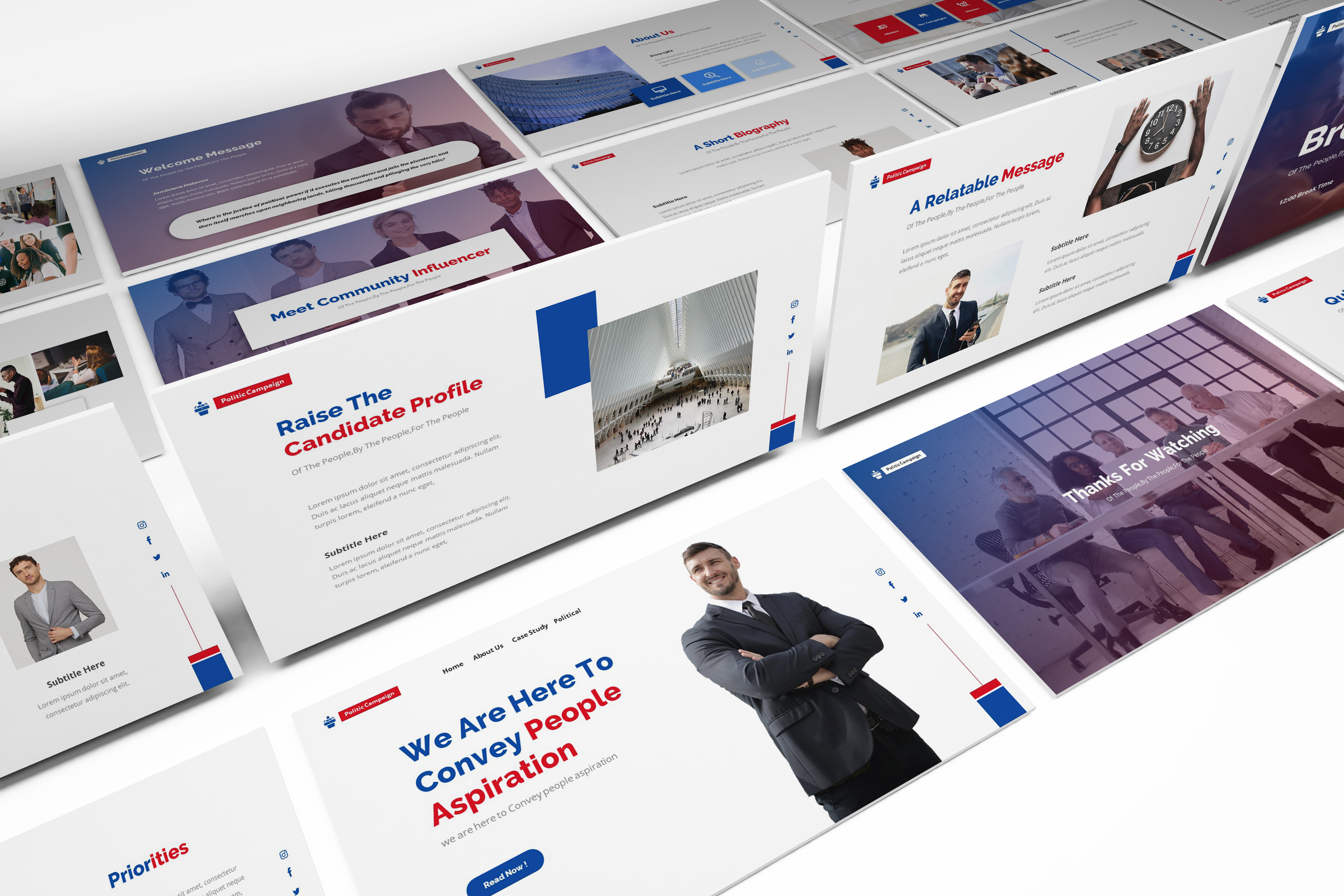 Political Party Keynote Template, Presentation Templates | GraphicRiver