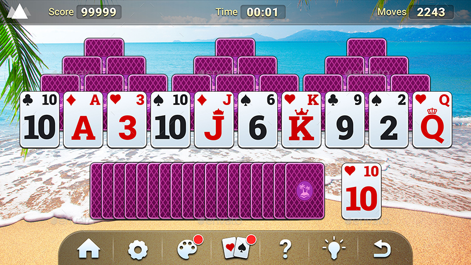 Solitaire Collection Game Kit (Vol-2), Game Assets | GraphicRiver