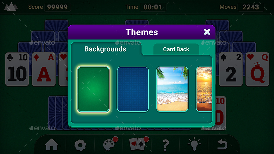 Solitaire Collection Game Kit (Vol-2), Game Assets | GraphicRiver