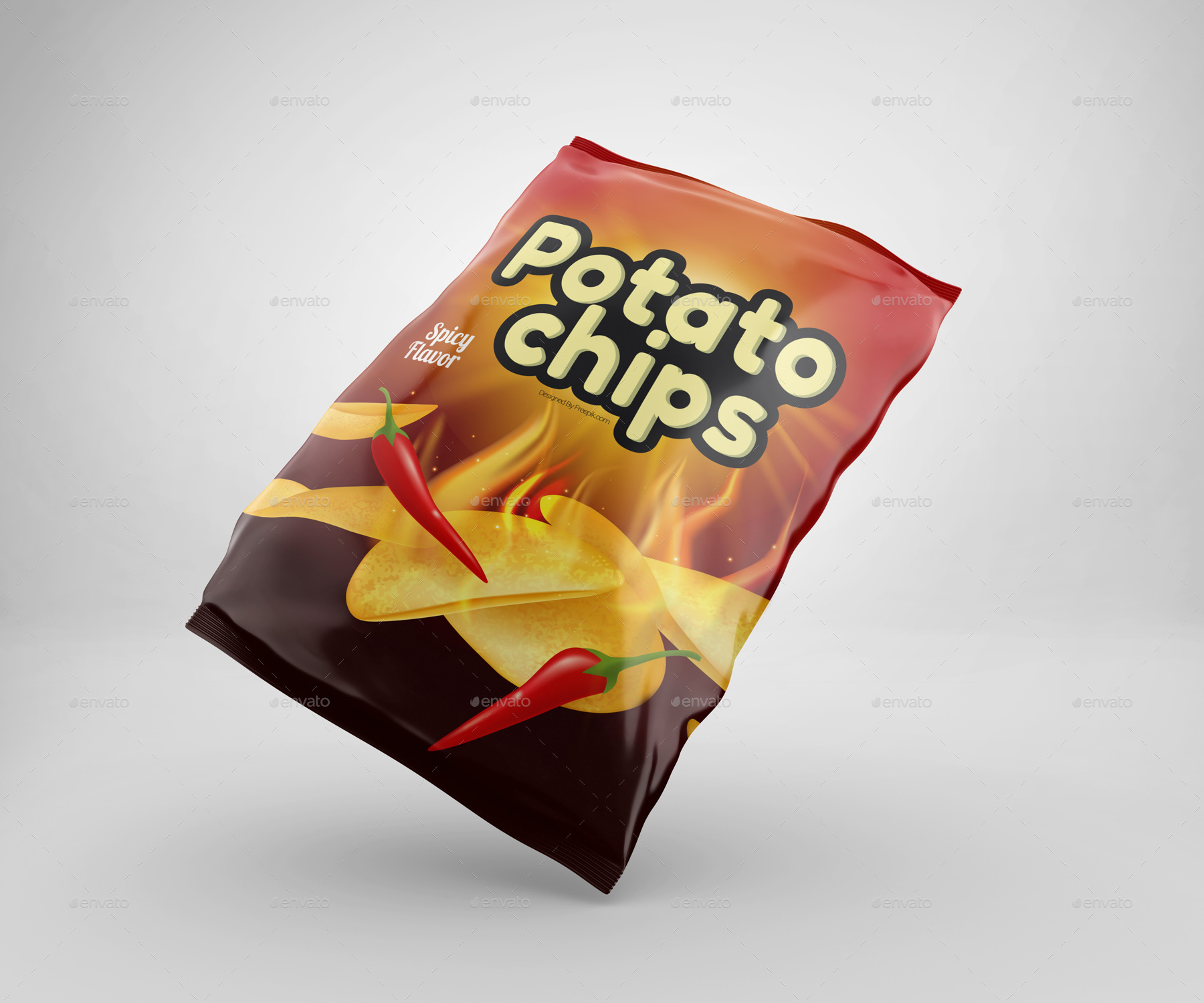 Snack Bag Mockup, Graphics | GraphicRiver