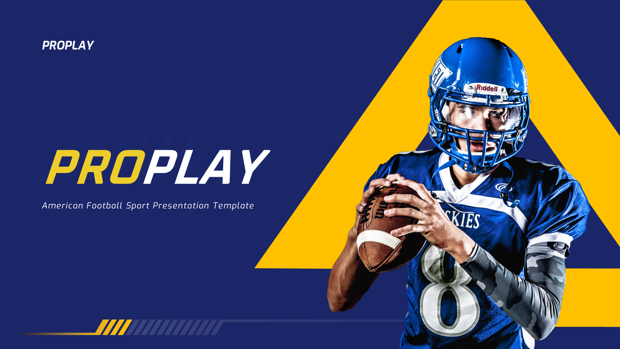 Proplay - American Football Sport Google Slide Template, Presentation ...