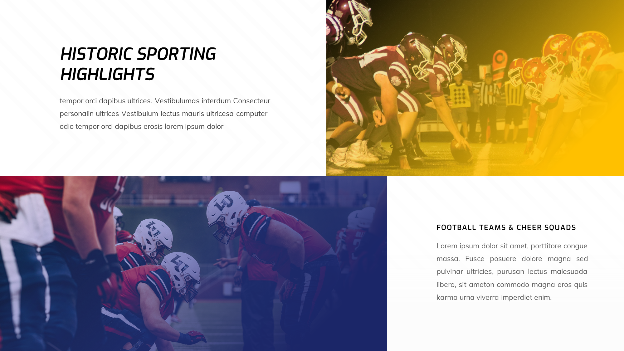 Proplay - American Football Sport Google Slide Template, Presentation ...