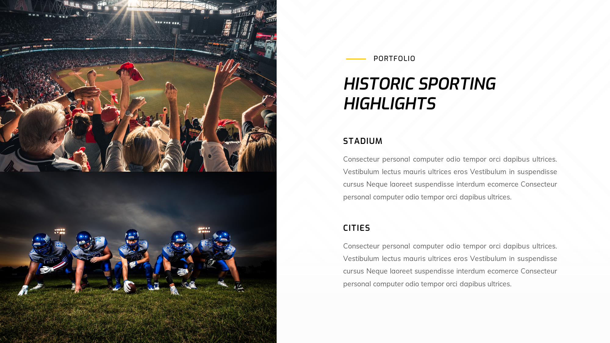 Proplay - American Football Sport Google Slide Template, Presentation ...