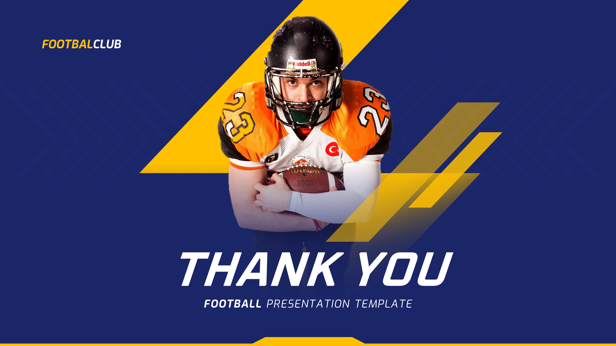 Proplay - American Football Sport Google Slide Template, Presentation ...