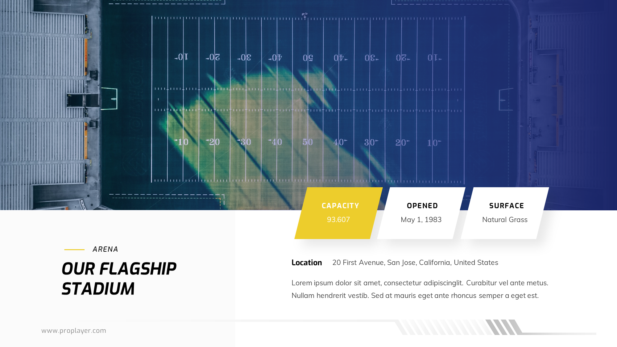 Proplay - American Football Sport Google Slide Template, Presentation ...