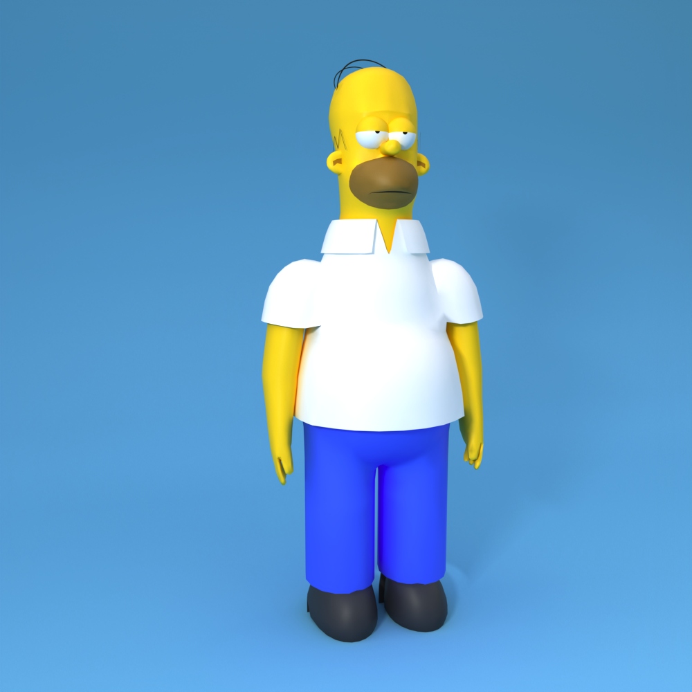 The Simpsons Homer 3D by EA09studio | 3DOcean