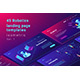 Robotics Isometric Concept Landing Pages, Vectors | GraphicRiver