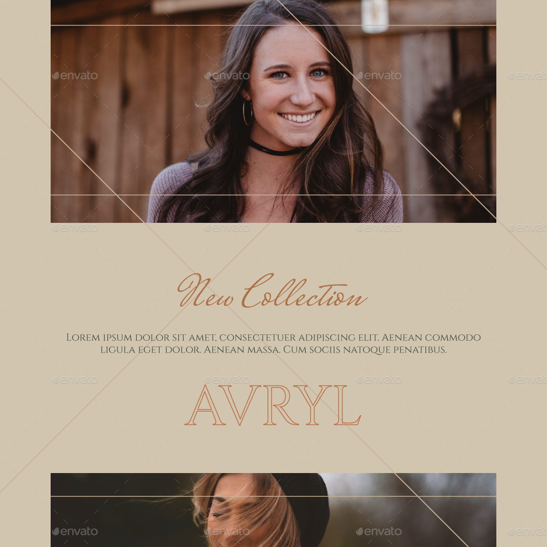 Avryl Story & Feed Instagram Template, Web Elements | GraphicRiver