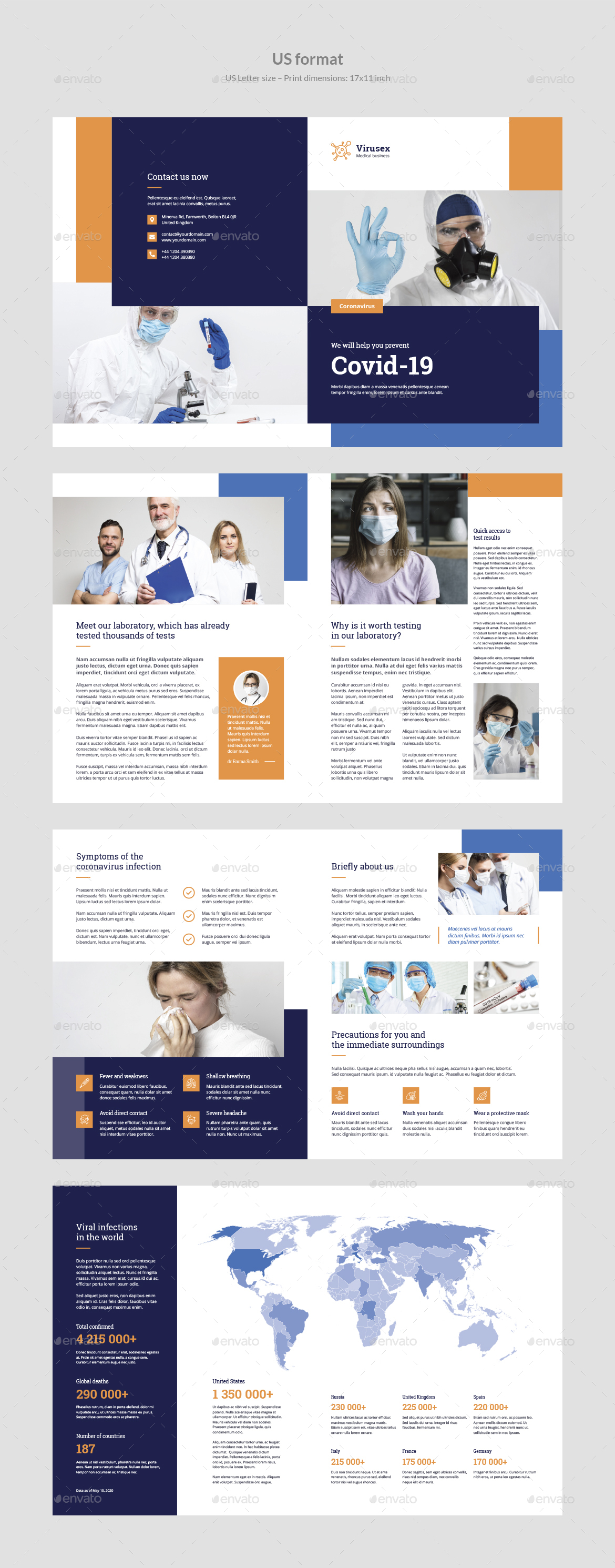 Medical Business Newsletter, Print Templates | GraphicRiver