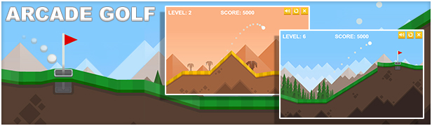 Arcade Golf - HTML5 Sport Game by codethislab | CodeCanyon