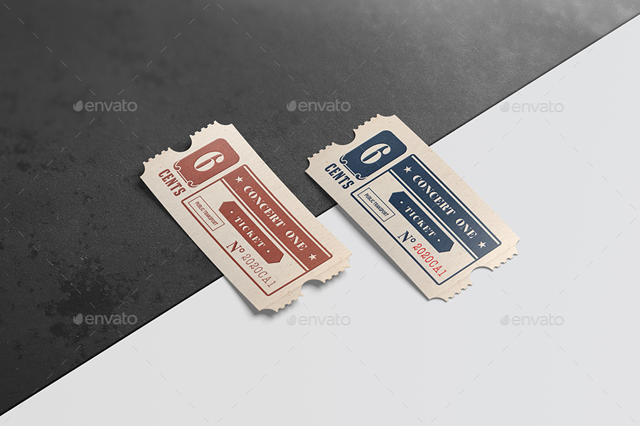 Event Ticket mock up, Graphics | GraphicRiver