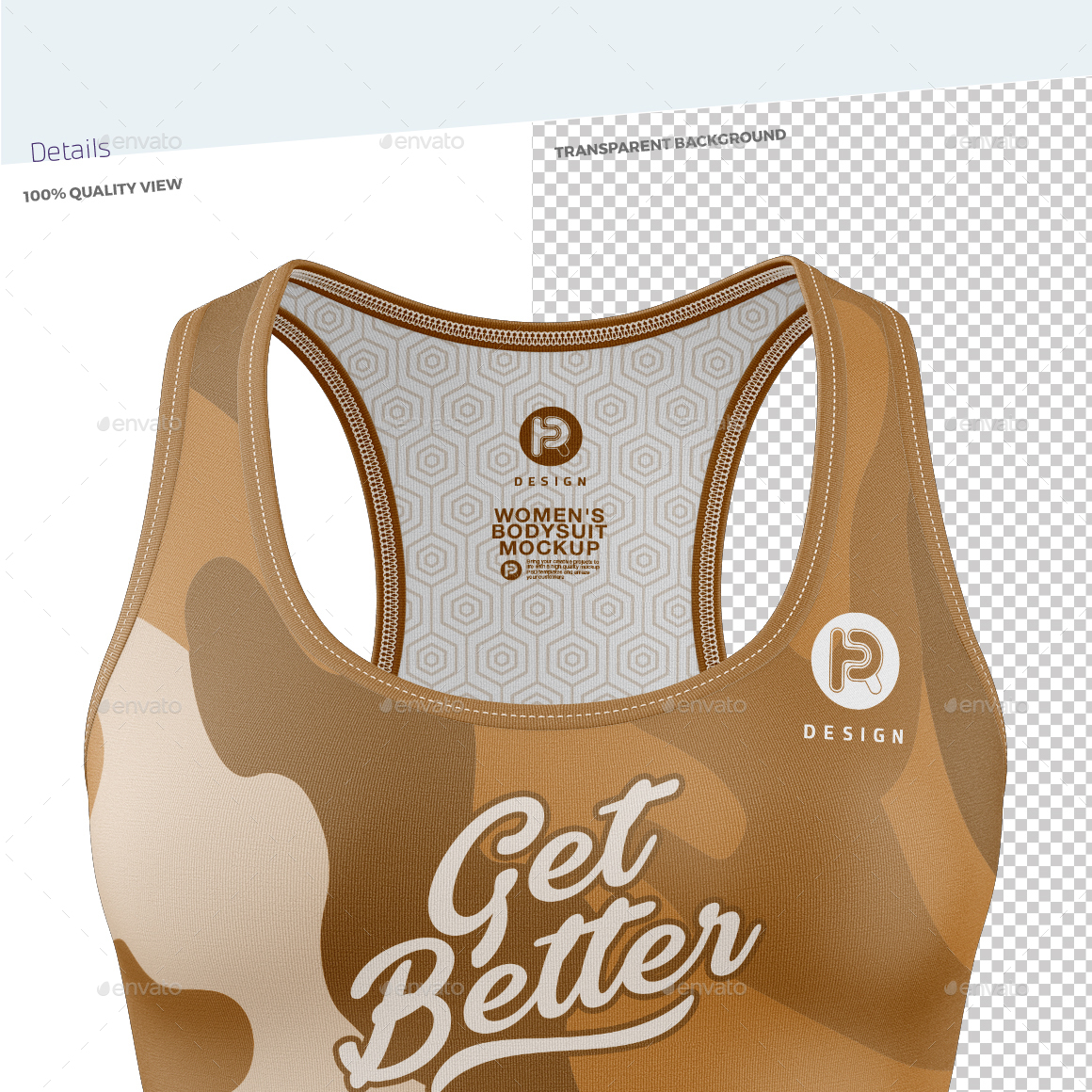 Women's Bodysuit Mockup V3, Graphics | GraphicRiver