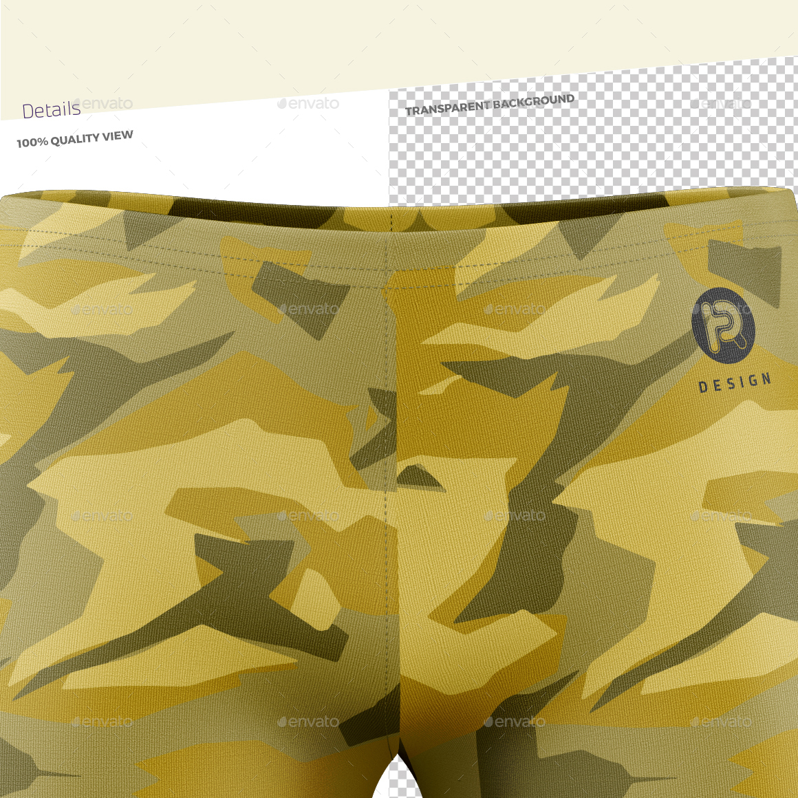 Men’s Swimming Jammers Mockup, Graphics | GraphicRiver