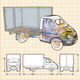 Cargo Truck Infographics Cutaway, Vectors | GraphicRiver