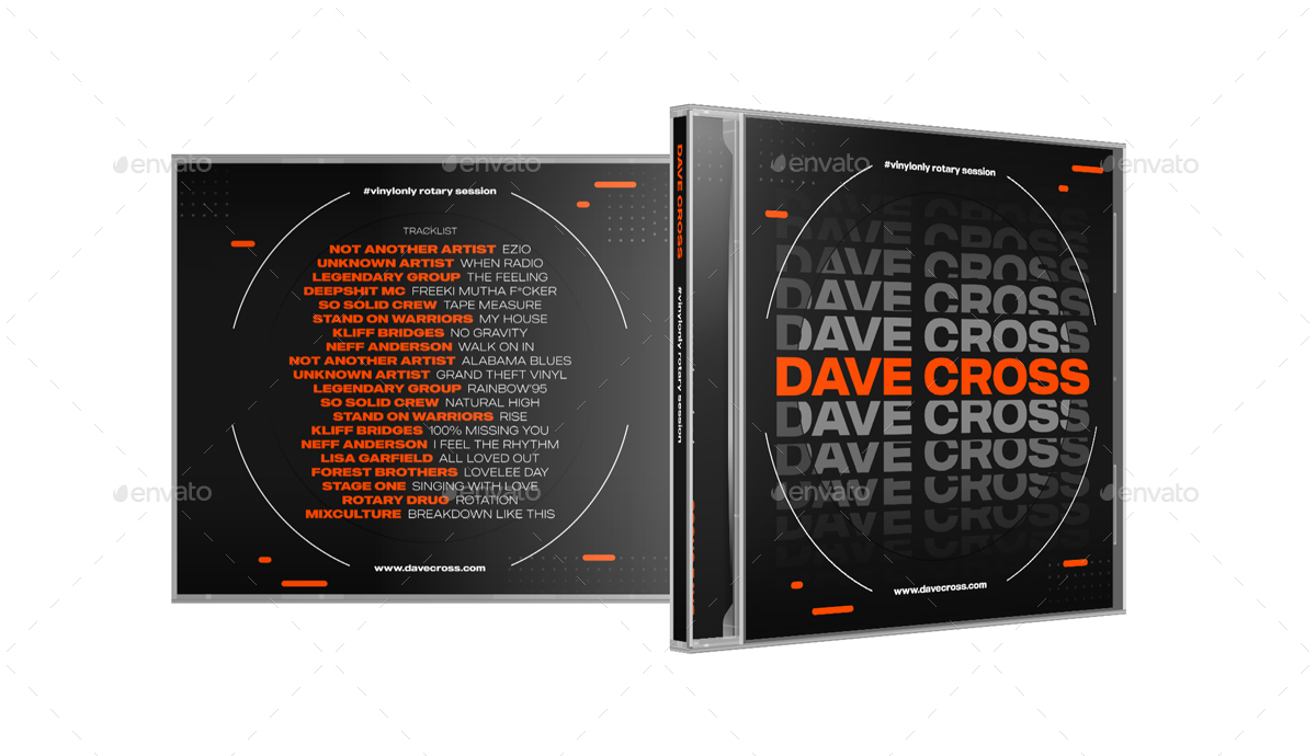 Promo DJ Mix / Album CD Cover Artwork Template, Print Templates ...