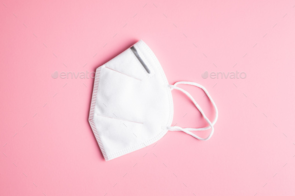 Kn95 protection mask. White respirator. Stock Photo by jirkaejc | PhotoDune