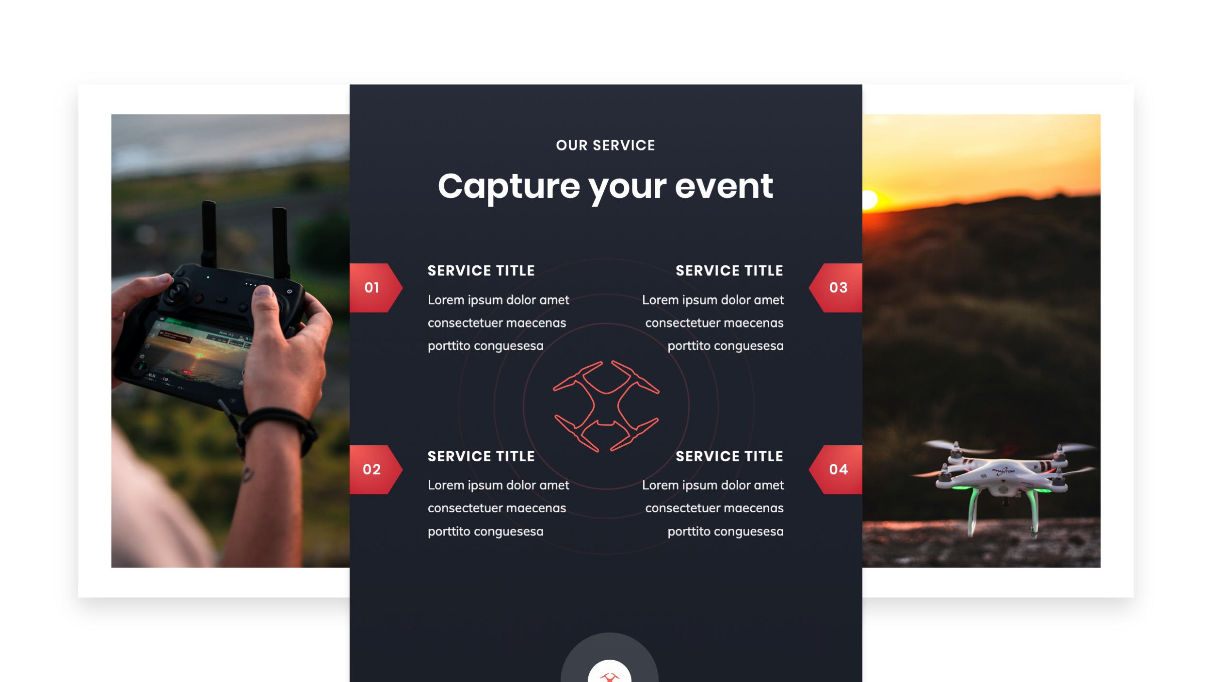 Aerial Photography Keynote Presentation, Presentation Templates ...