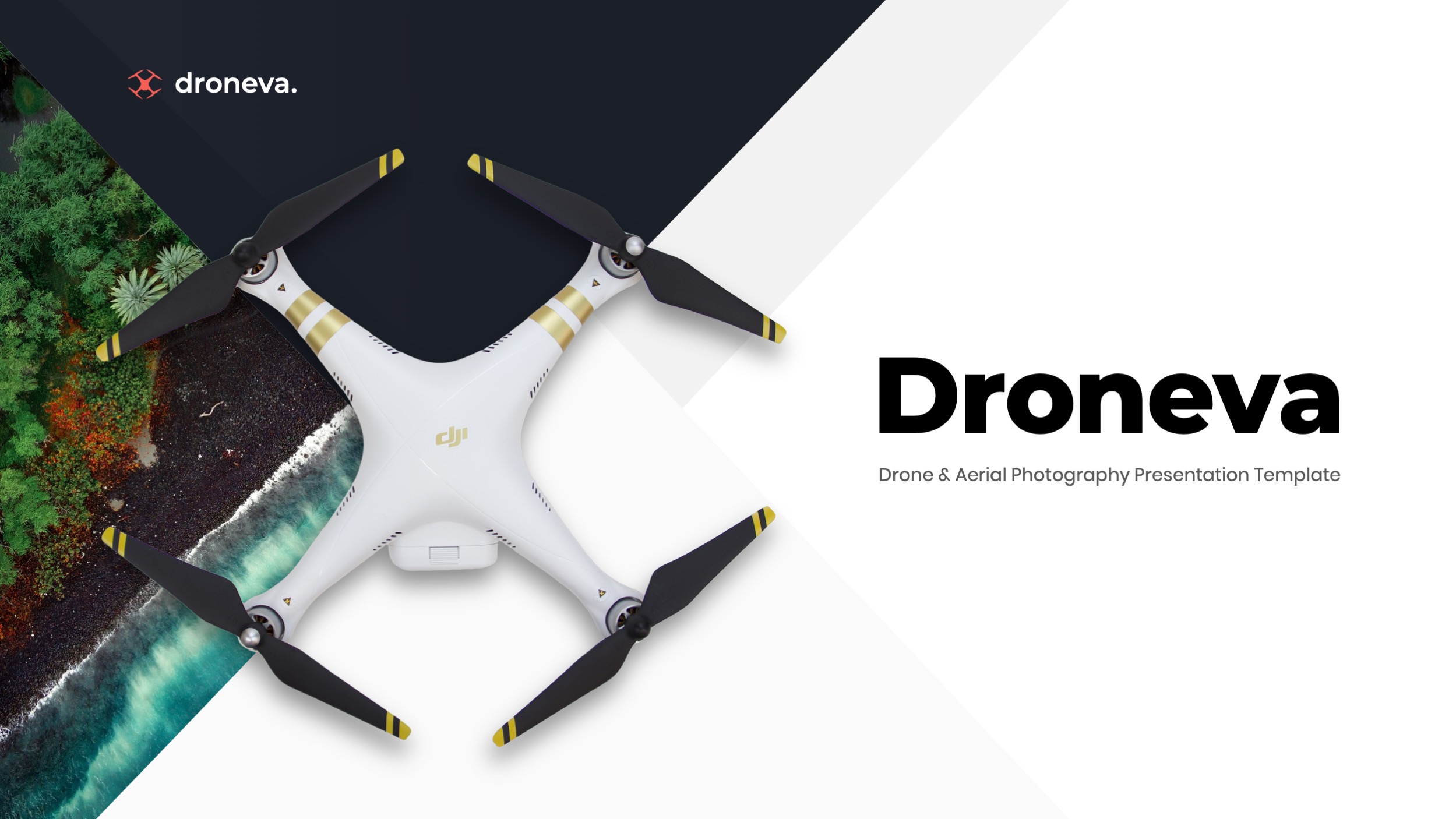 Drone & Aerial Photography Slides Presentation, Presentation Templates