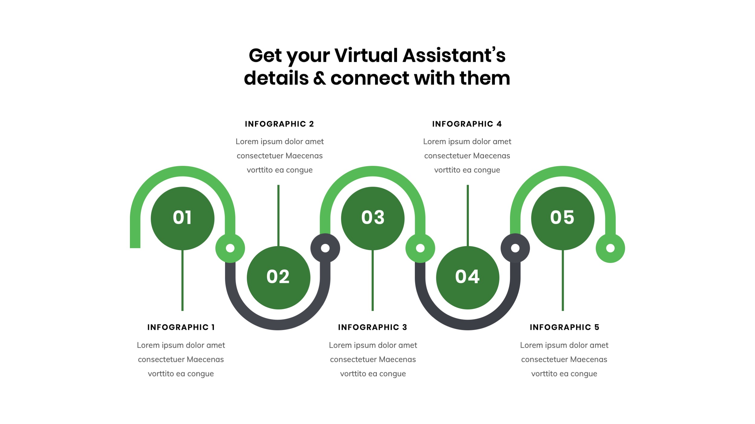 Virtual Assistant Slides Template Presentation, Presentation Templates