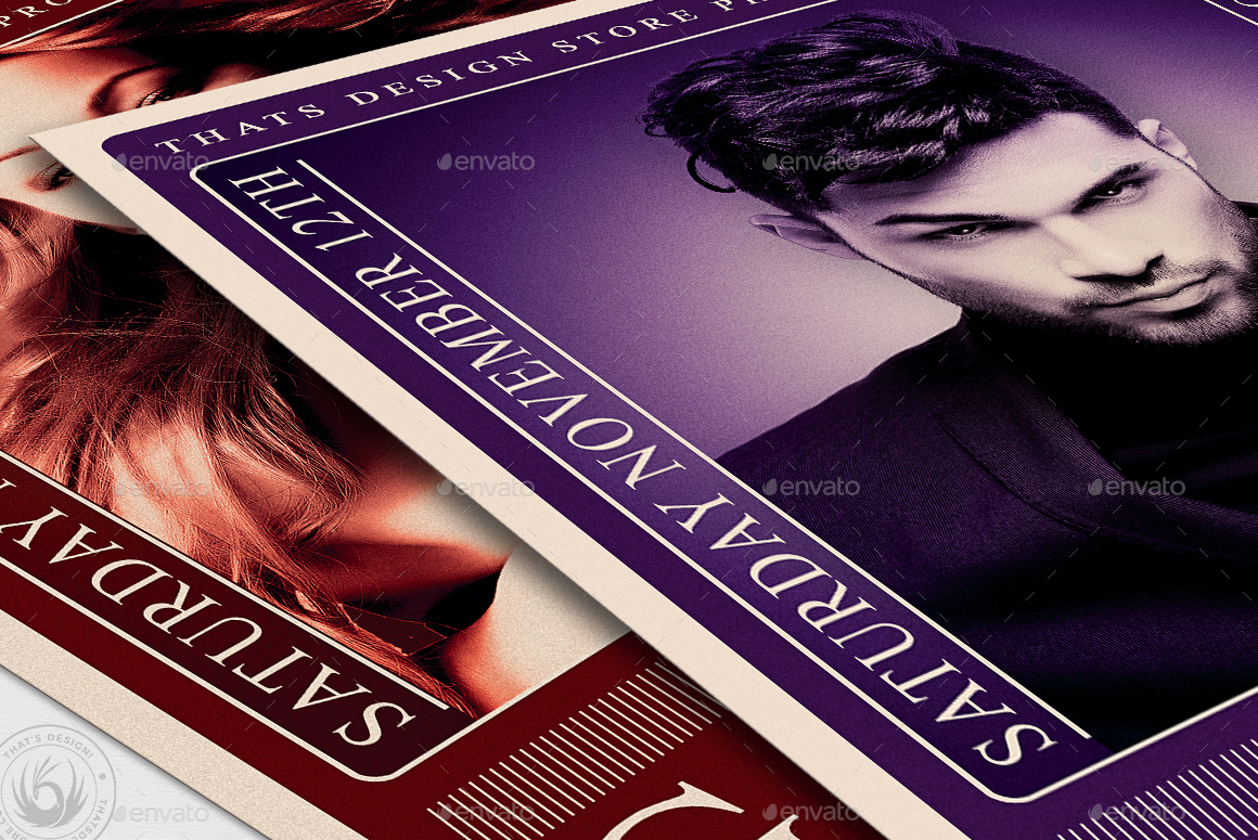 Artist Promotion Flyer Template V1, Print Templates | GraphicRiver