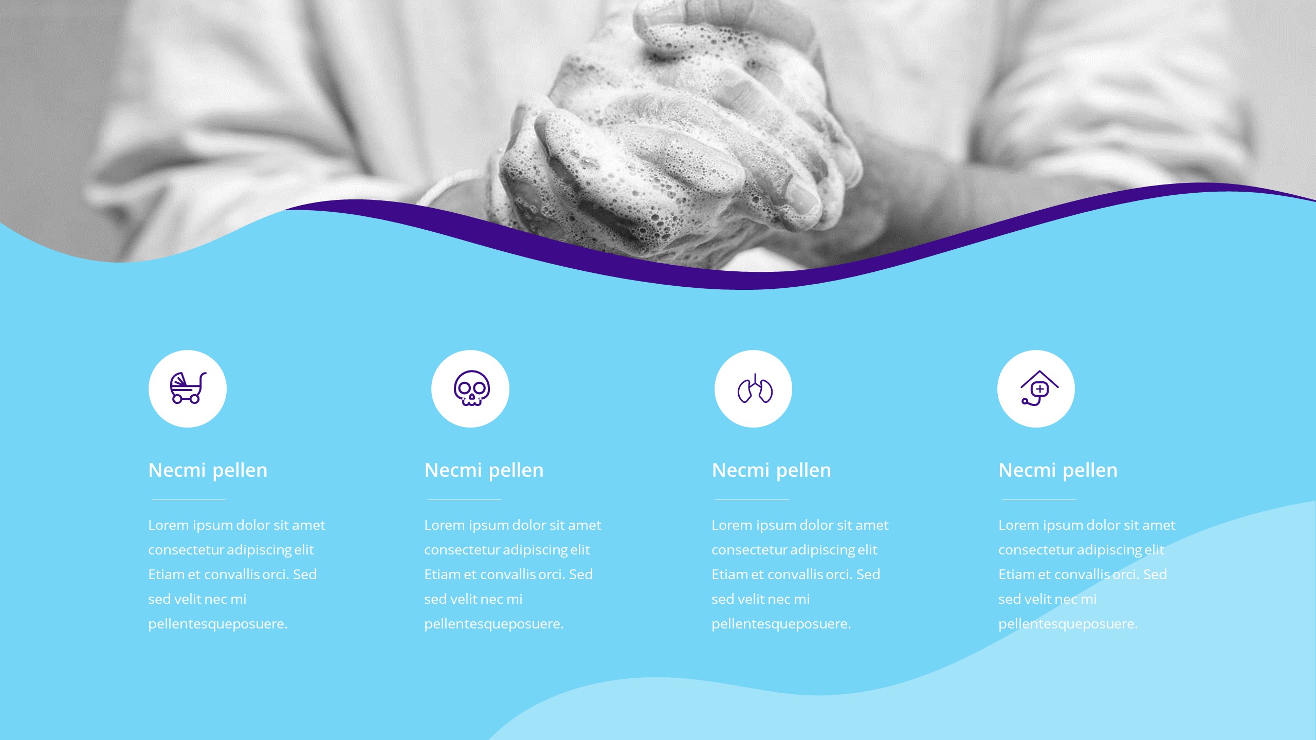 Thr-Covid Medical Keynote Presentation Template, Presentation Templates