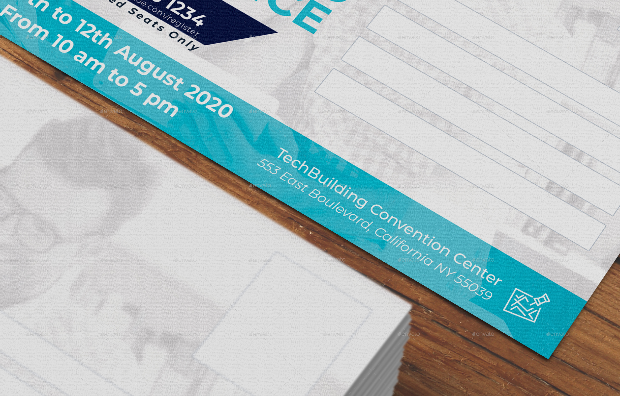 Business Conference Postcard, Print Templates | GraphicRiver
