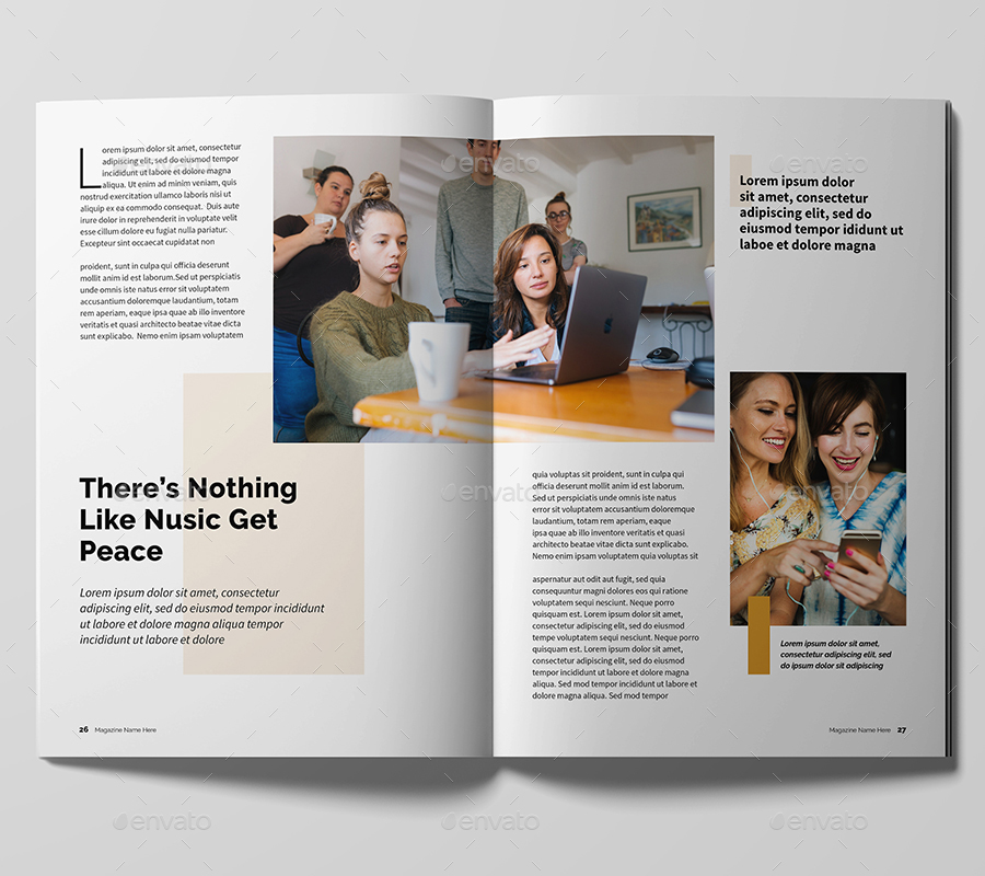 Magazine Template, Print Templates | GraphicRiver