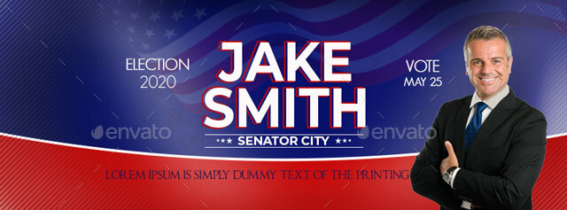 Political Facebook Cover, Web Elements | GraphicRiver