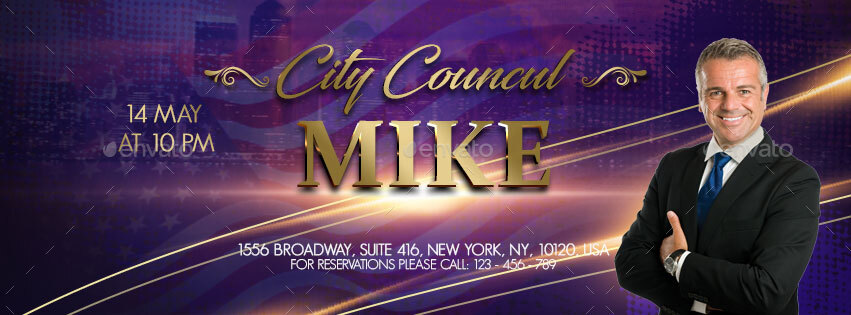 Political Facebook Cover, Web Elements | GraphicRiver