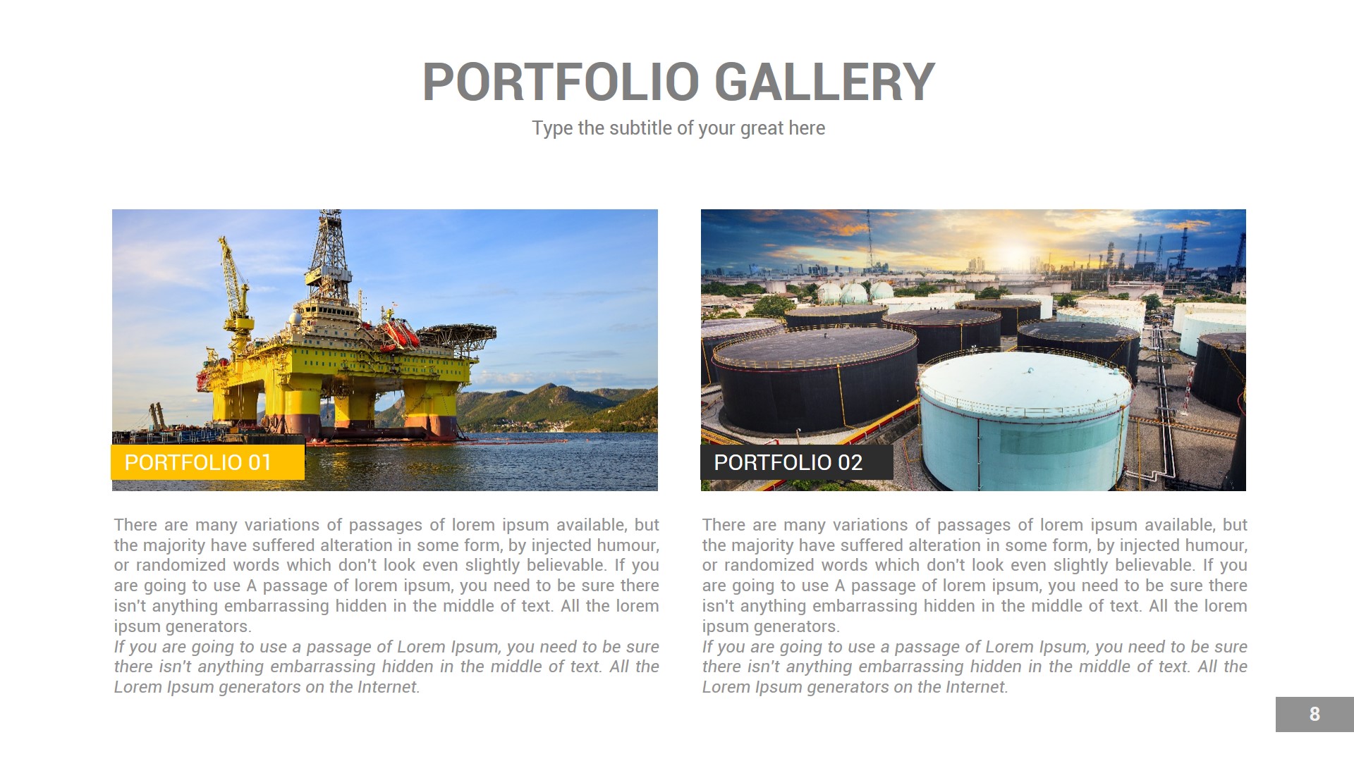 Petroleum Google Slides Presentation Template, Presentation Templates