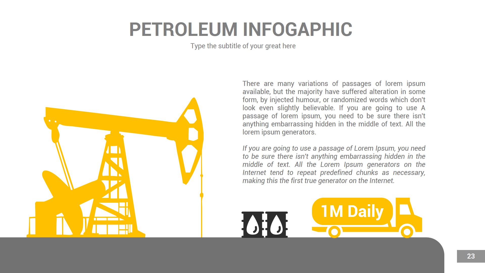 Petroleum Google Slides Presentation Template, Presentation Templates